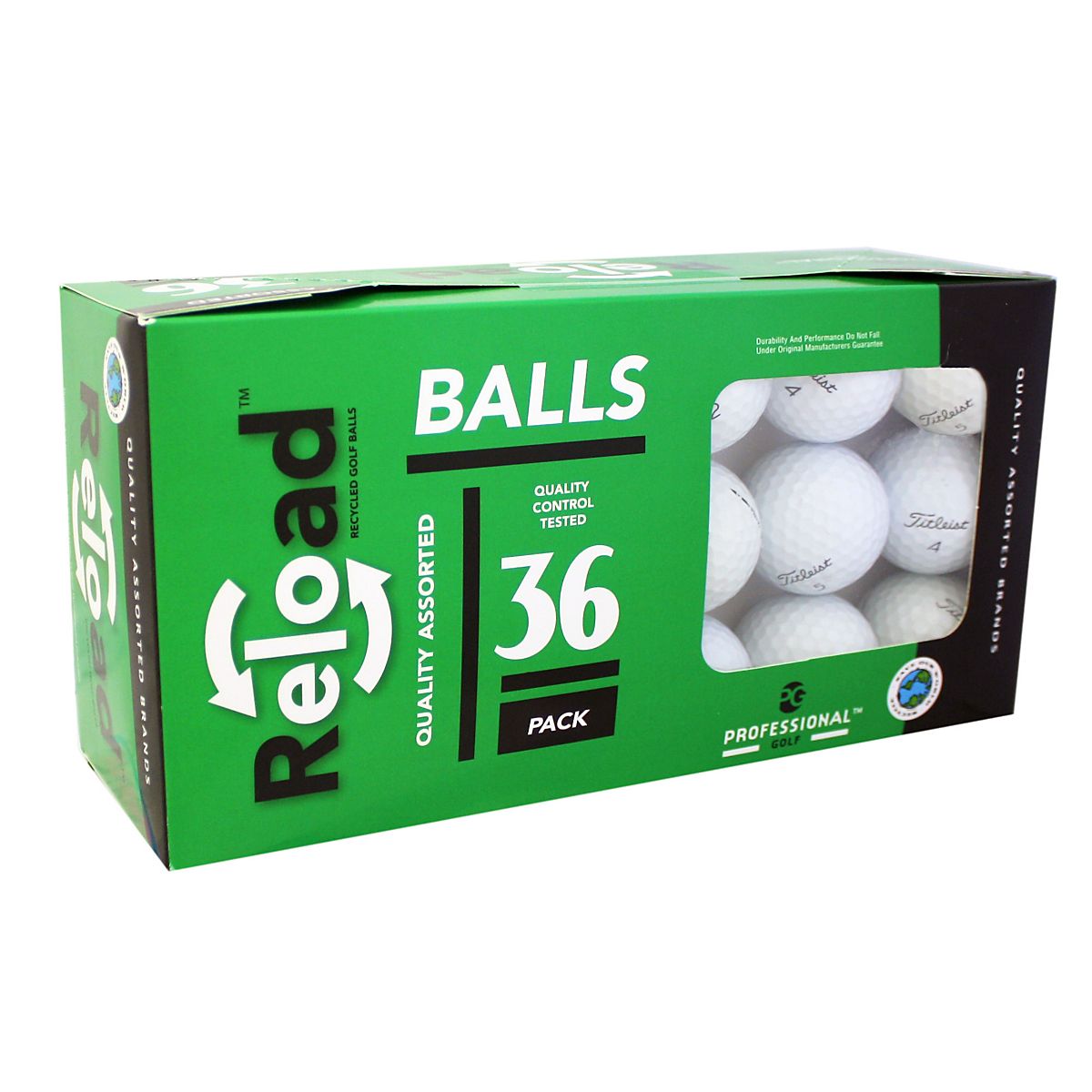 Reload™ Titleist ProV1 Recycled Golf Balls 36-Pack | Academy
