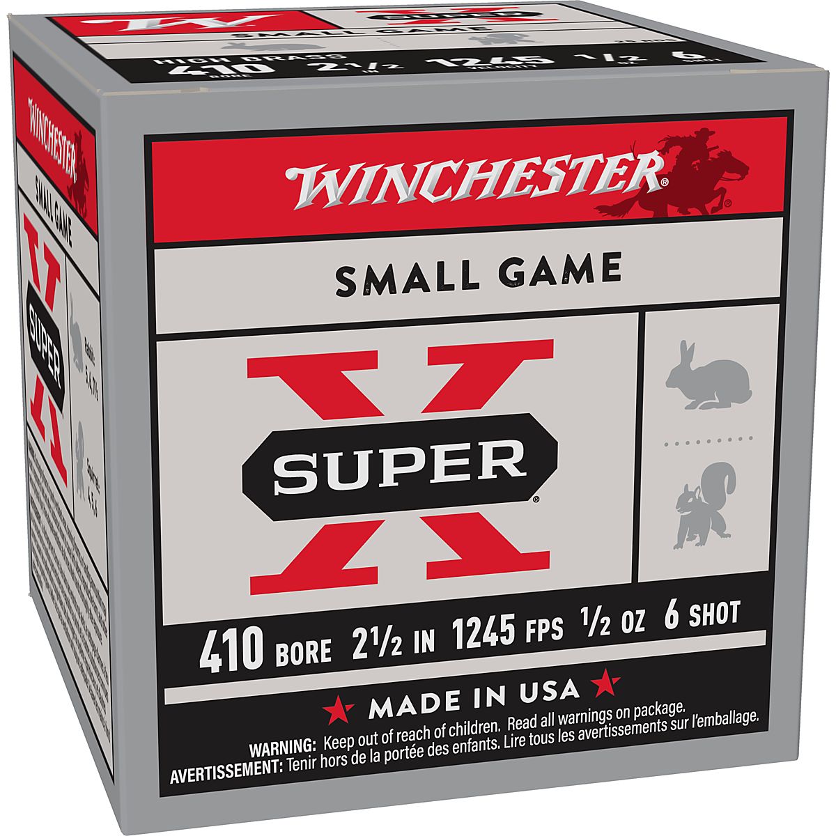 Winchester Super-X Game Load HS .410 Shotshells - 25 Rounds | Academy
