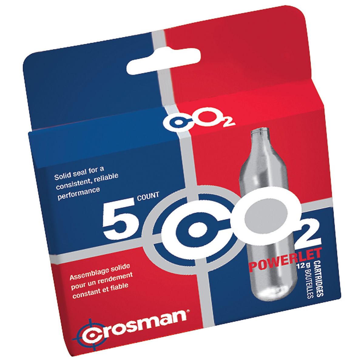 Crosman Copperhead Powerlet 12-Gram CO2 Cartridges 5-Pack | Academy