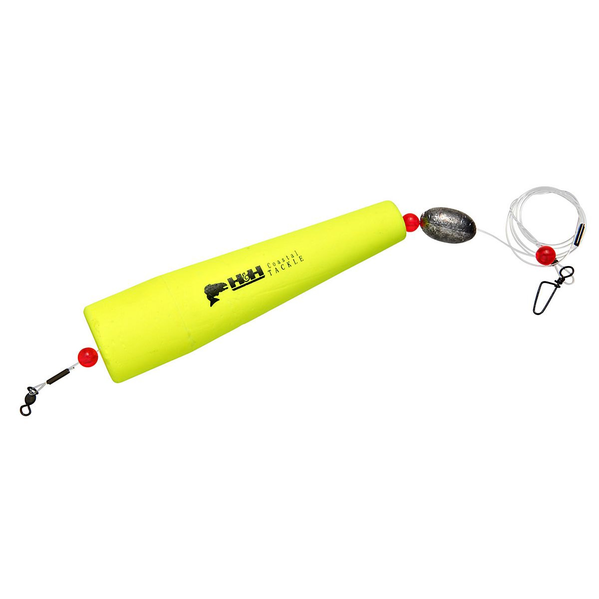 H&H Lure 5" Monofilament Coastal Popping Rigs 2-Pack | Academy