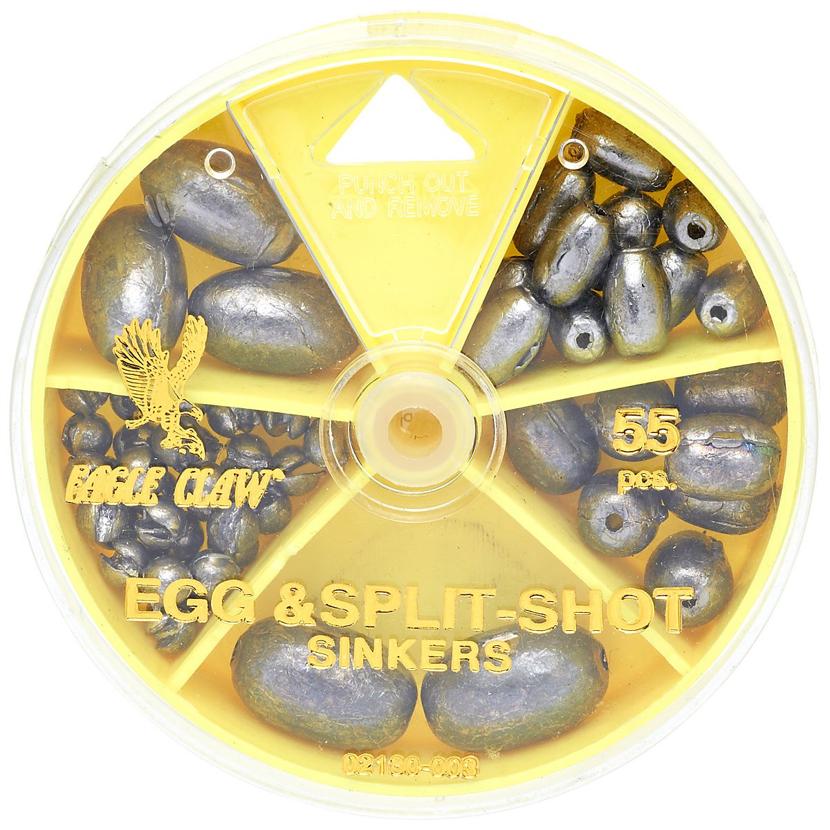 Eagle Claw Assorted Weights 54-Pack | Academy