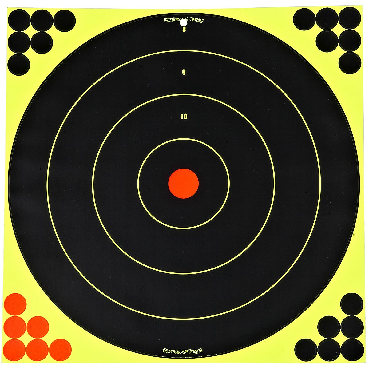 Birchwood Casey Shoot-N-C Self-Adhesive 17.25-in Bull's-Eye Targets 5 ...