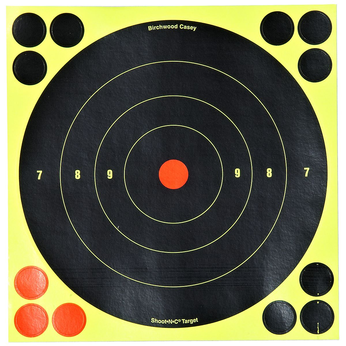 Birchwood Casey Shoot-N-C Self-Adhesive 8-in Bull's-Eye Targets 30-Pack ...