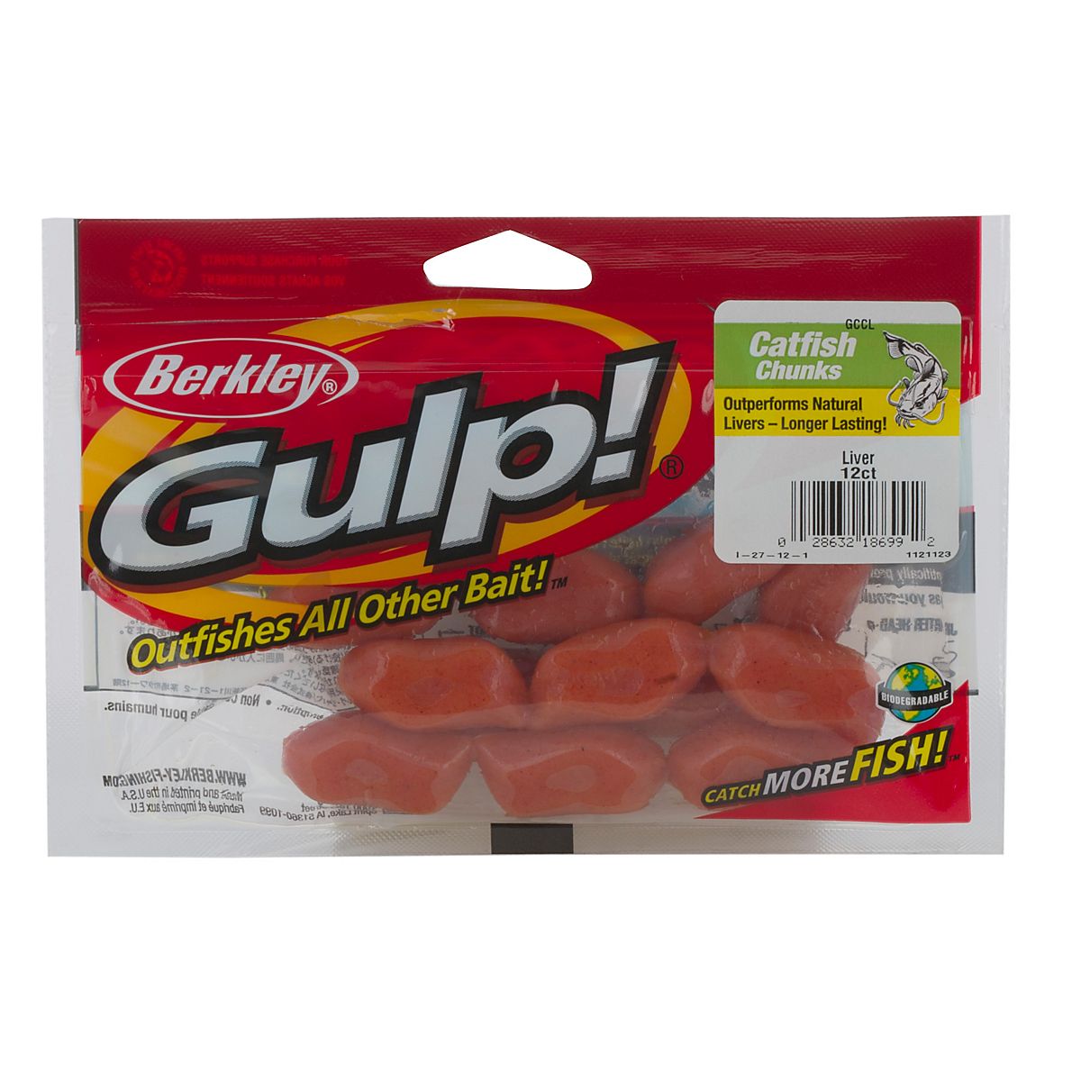 Berkley® Gulp! Catfish Chunks 12-Pack | Academy