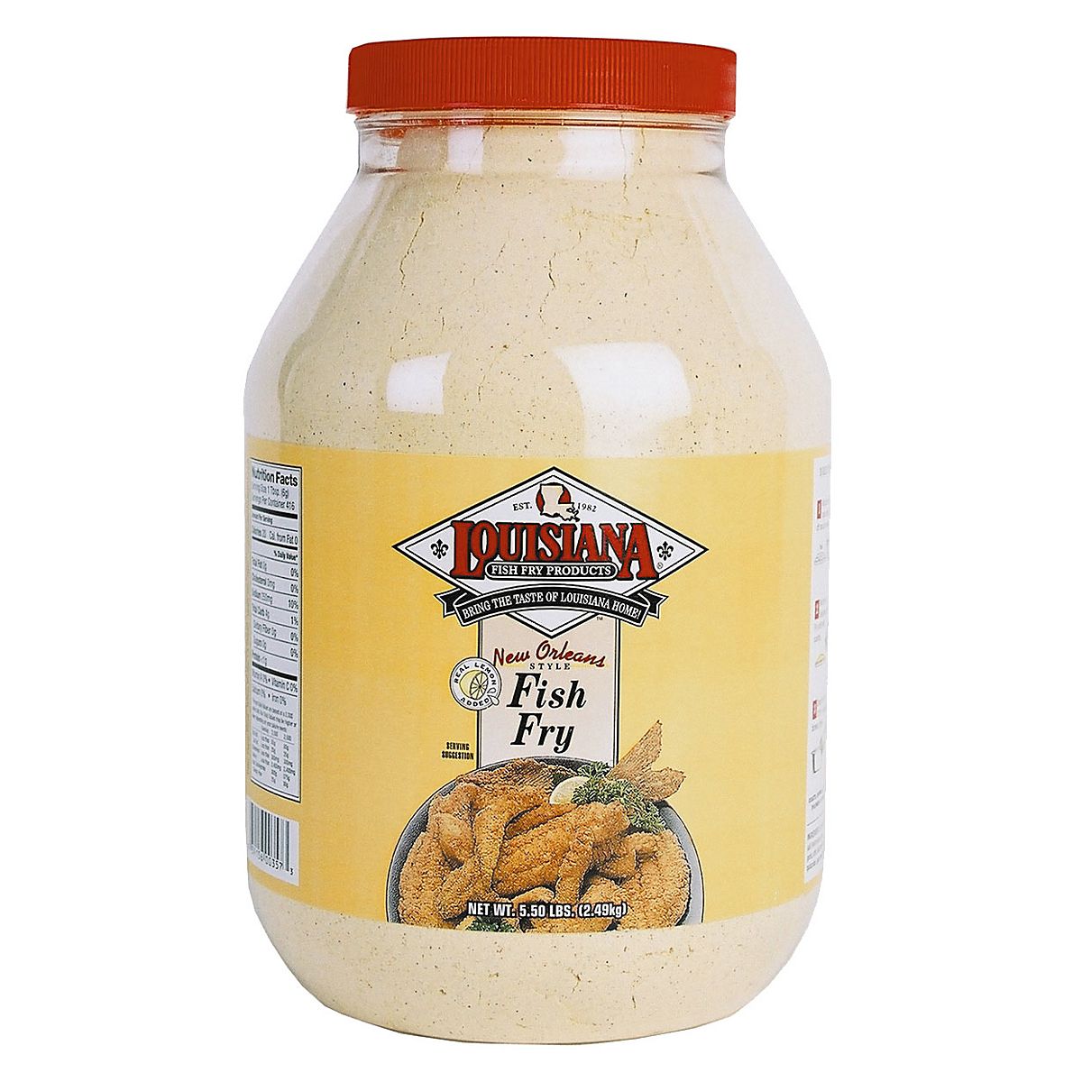 Louisiana Fish Fry Products 1-Gallon New Orleans Style Fish Fry with ...