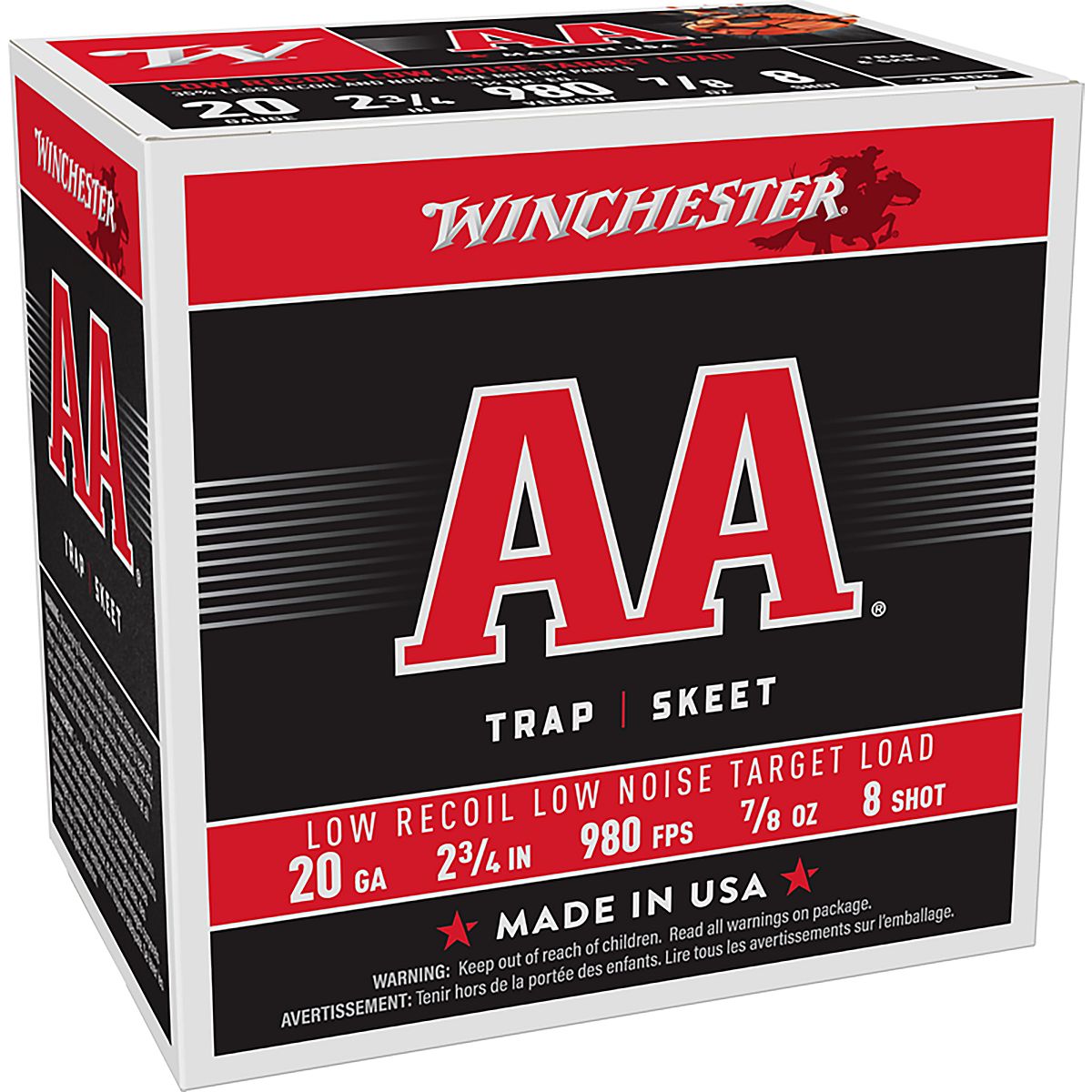 Winchester AA Low Recoil 20 Gauge Shotshells | Academy