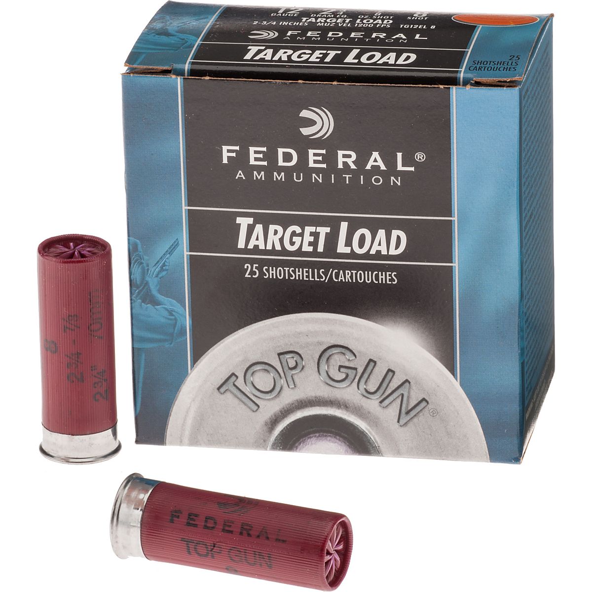 Federal Premium® Top Gun® Target 12 Gauge 8 Shotshells | Academy