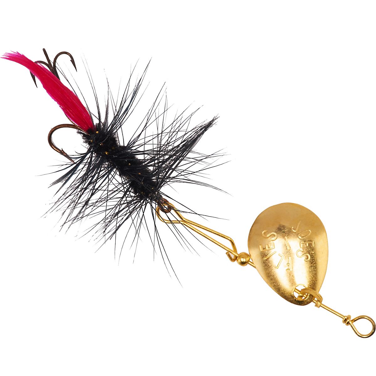 Joe's Flies Short Striker Black Woolly Worm In-Line Spinner | Academy