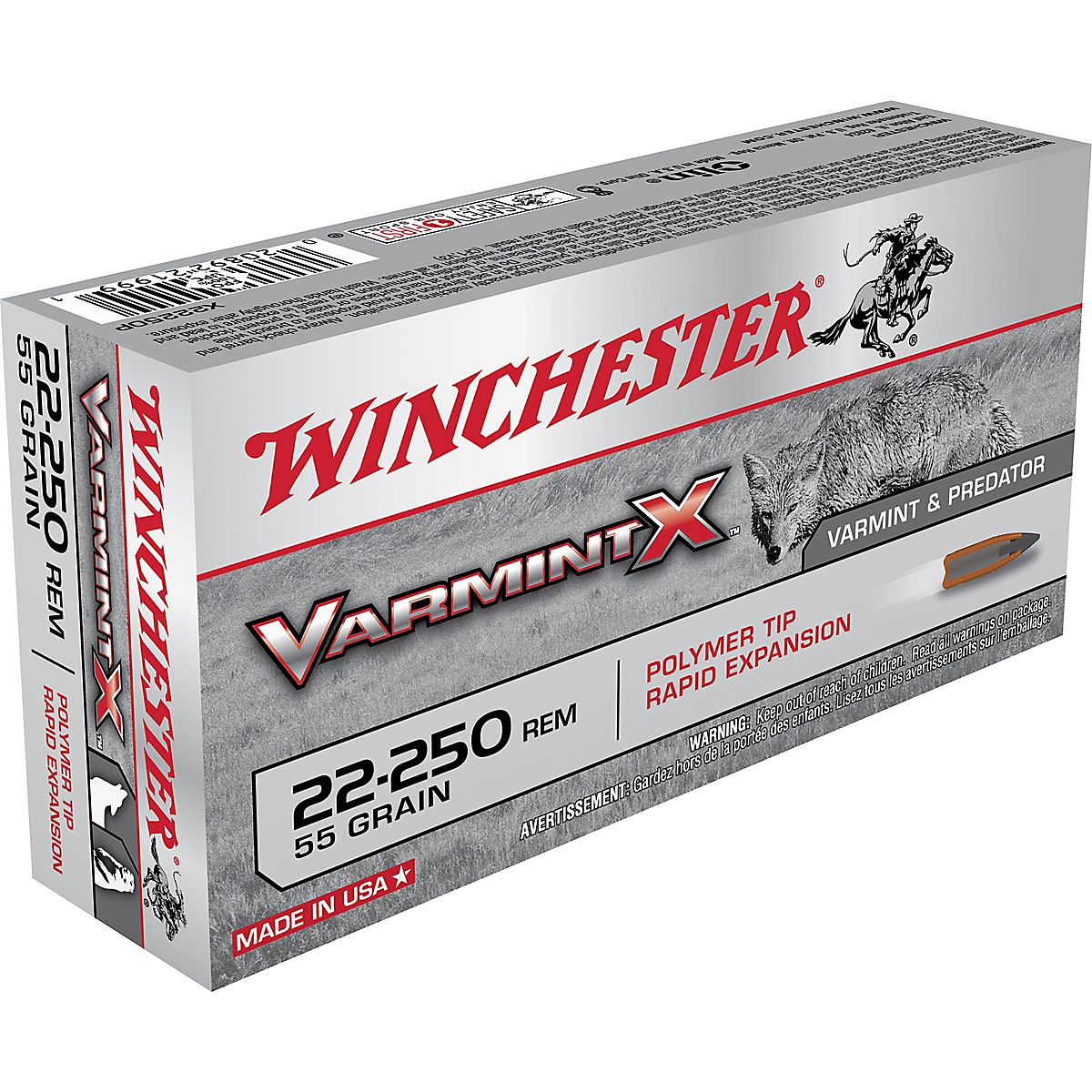 Winchester Varmint X .22-250 Remington 55-Grain Centerfire Rifle ...