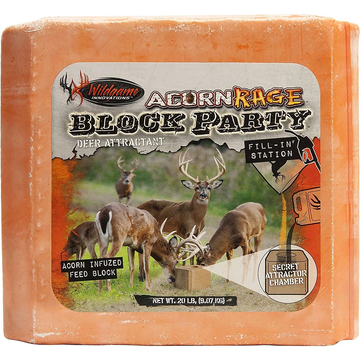 Wildgame Innovations Acorn Rage Block Party 20 lb. Salt Block | Academy
