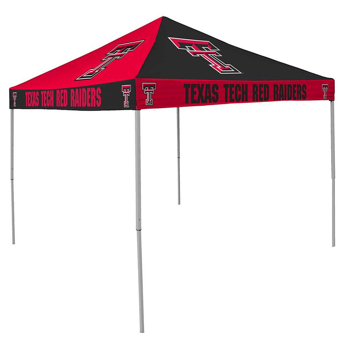 Logo Texas Tech University Straight-Leg 9 ft x 9 ft Checkerboard Tent ...