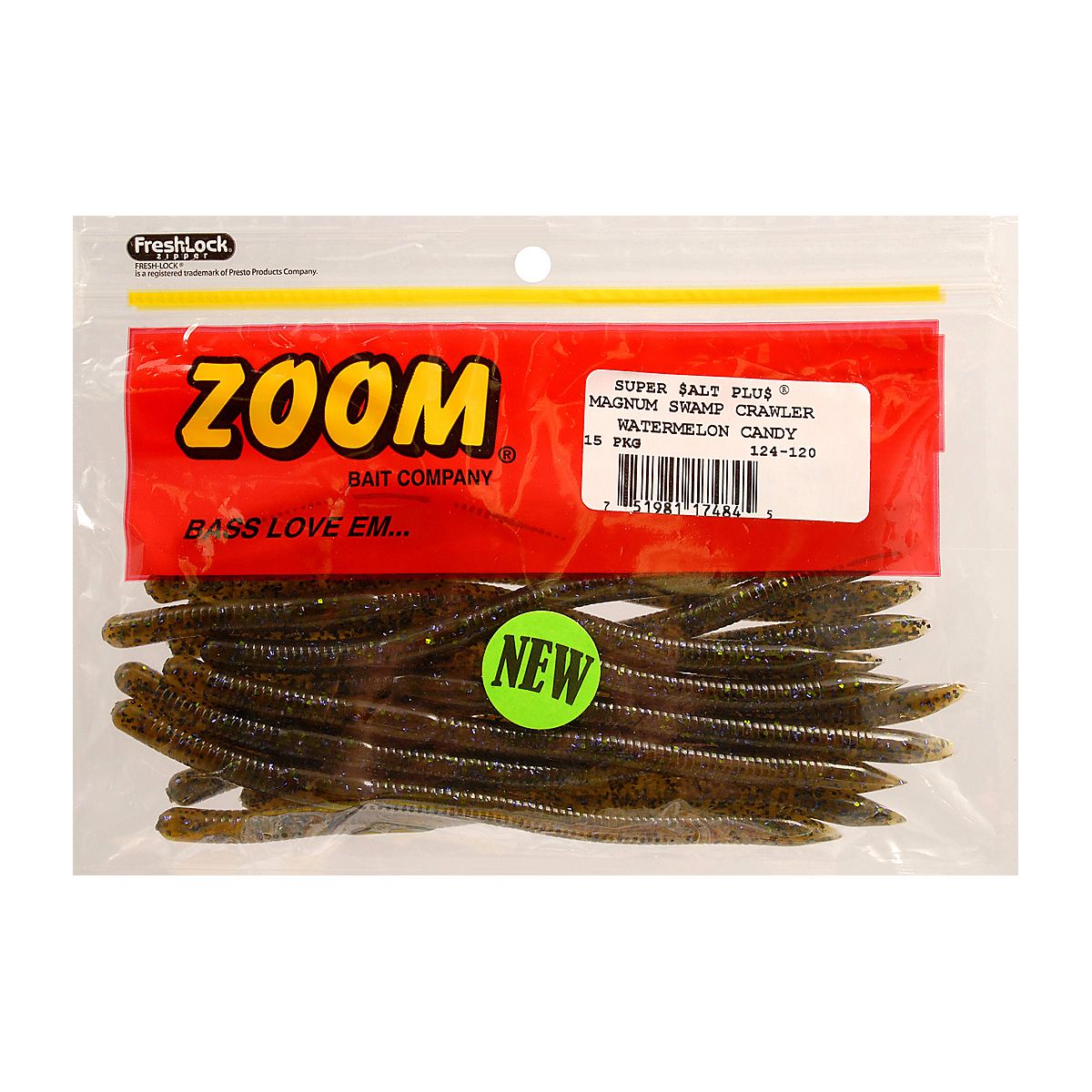 Zoom 6-1/2 in Mag Swamp Crawlers 15-Pack | Academy