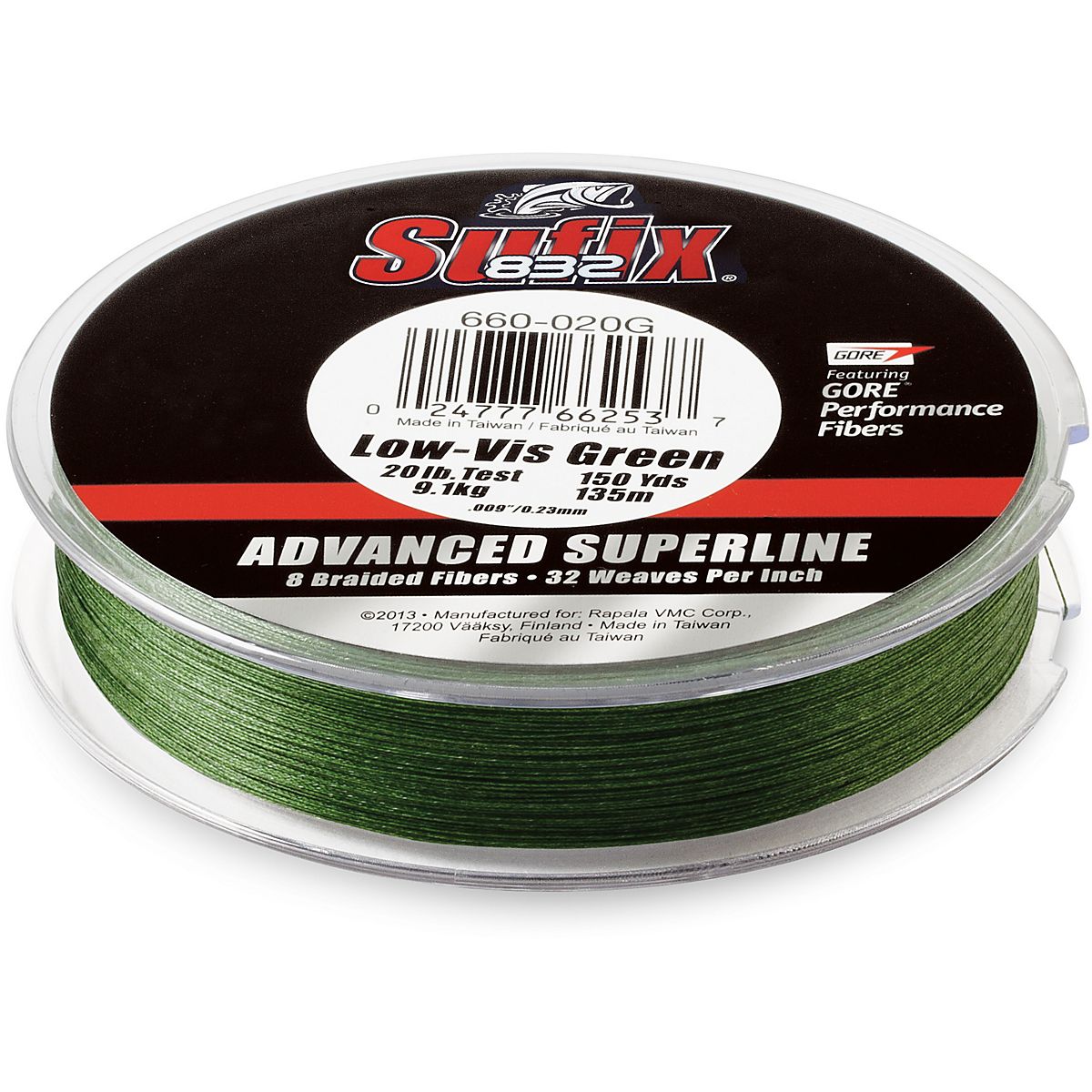 Sufix 832 Advanced Superline 15 lb. - 150 yards Braided Fishing Line ...