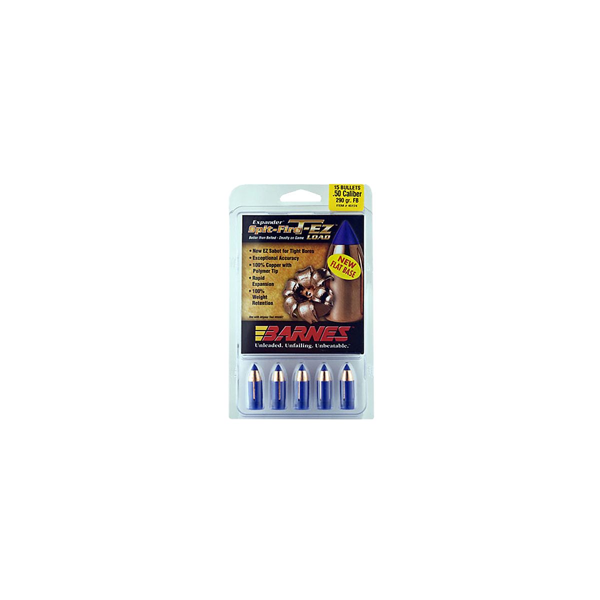 BARNES Spit-Fire T-EZ FB .50 250-Grain Black Powder Bullets | Academy