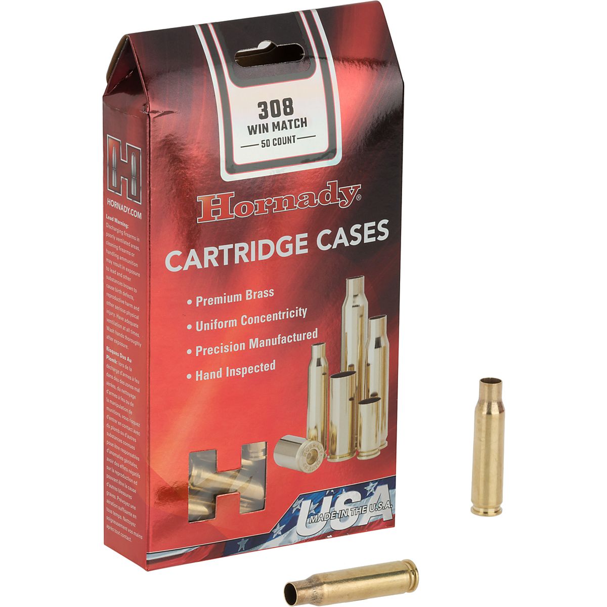 Hornady .308 Winchester Match™ Unprimed Cases | Academy