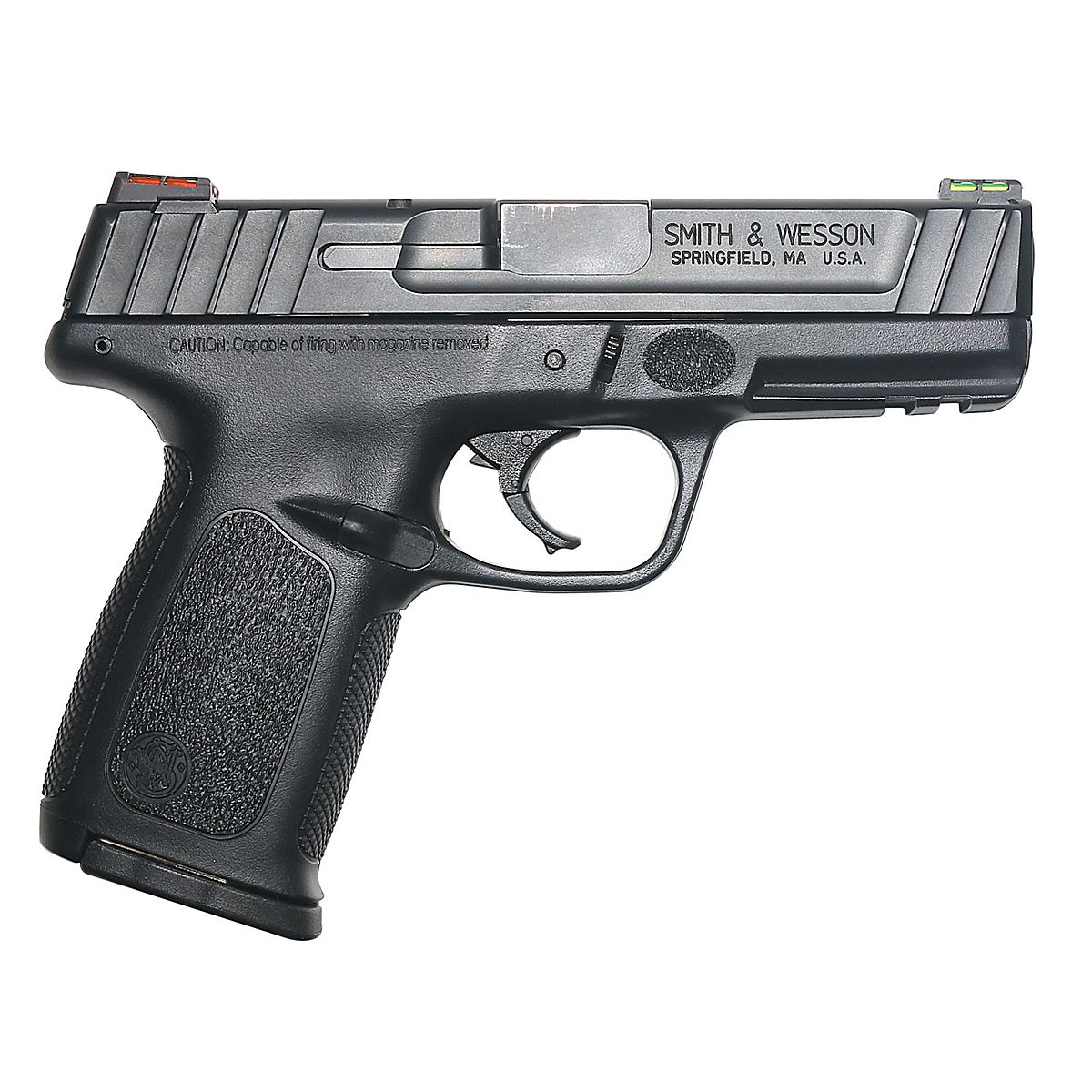 Smith & Wesson SD40 Self-Defense Hi-Viz Fiber Optic 40 S&W Full-Sized ...