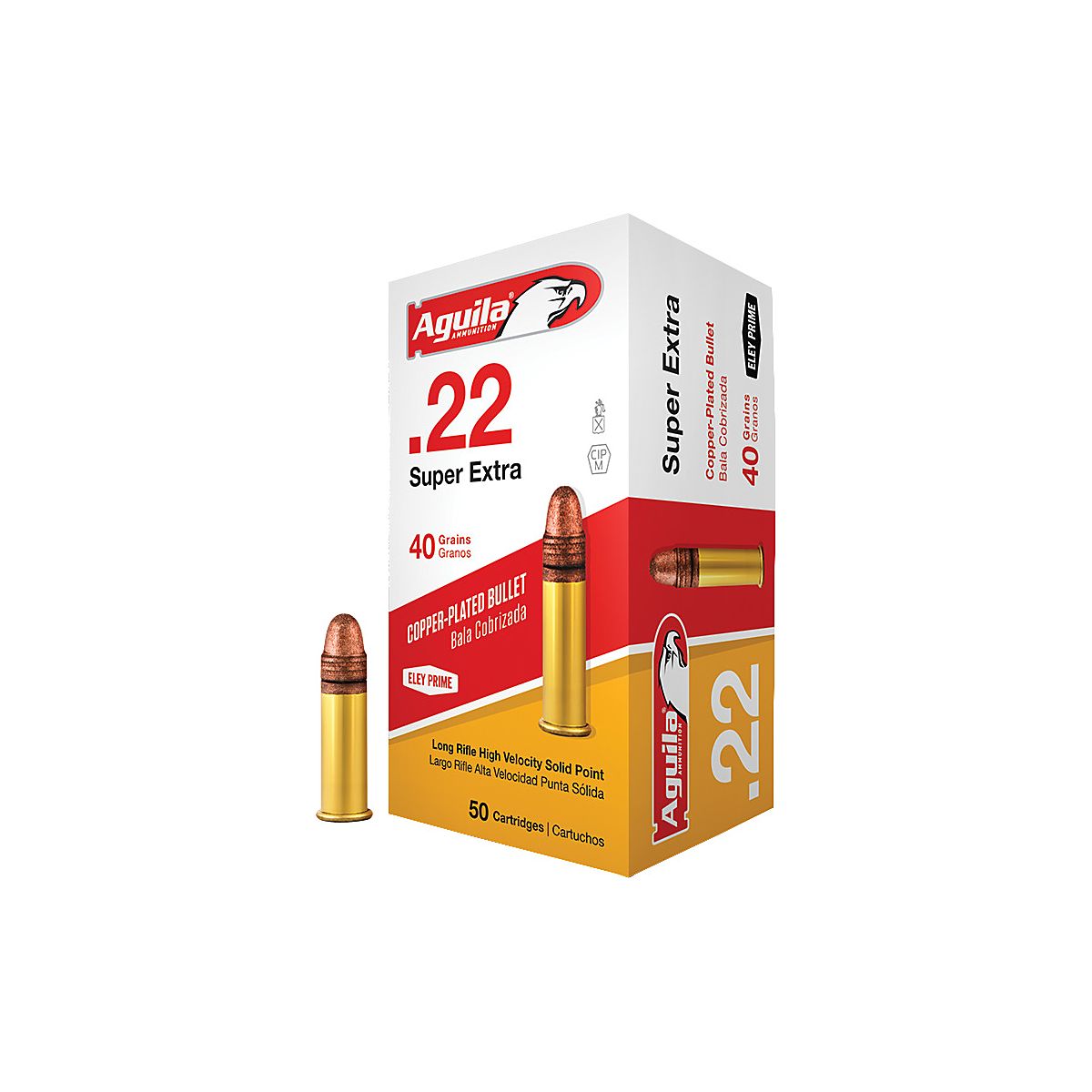 Aguila Ammunition .22 LR High Velocity 40-Grain Rimfire Ammunition - 50 ...