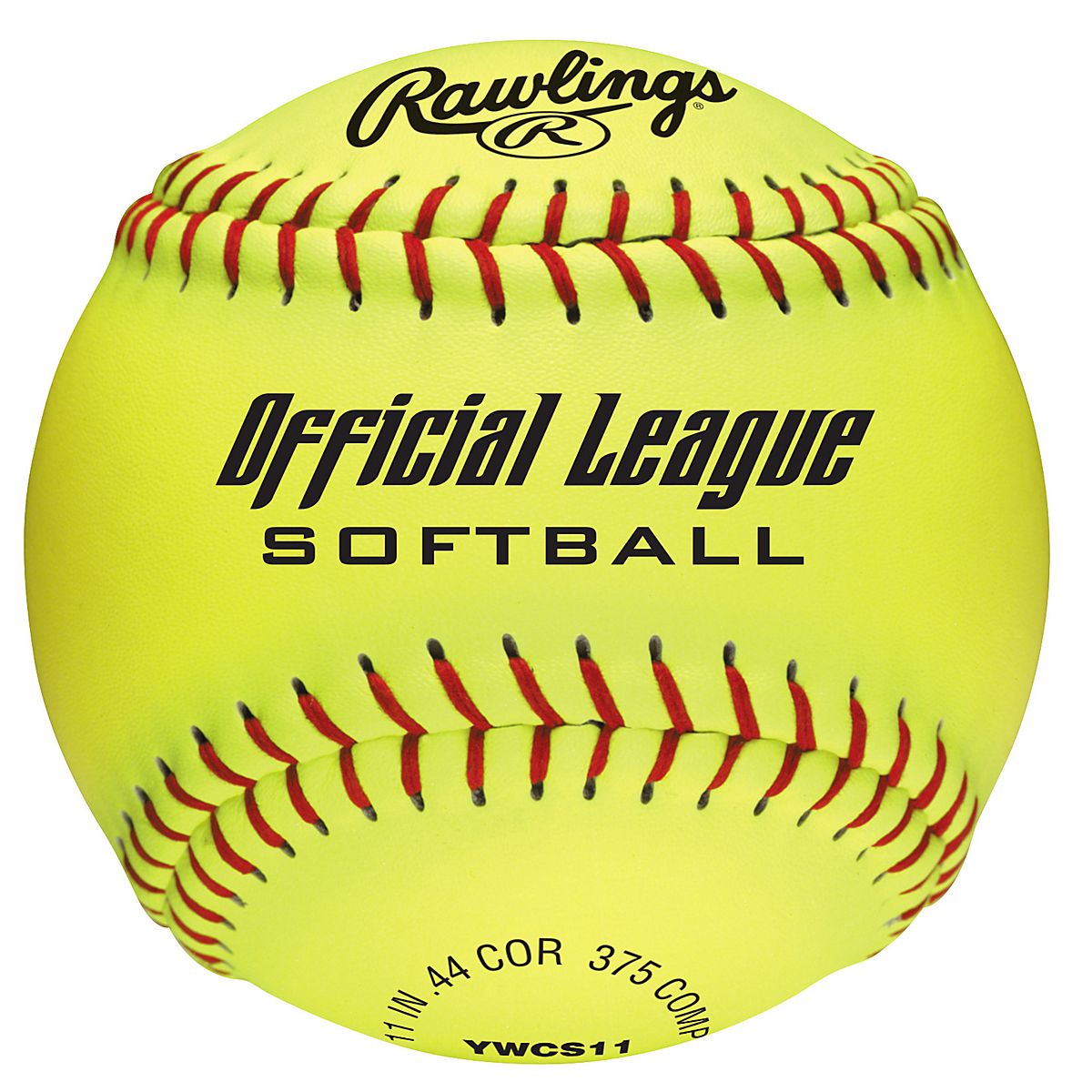 Rawlings Girls' 11 in Recreational Fast-Pitch Softballs 6-Pack | Academy