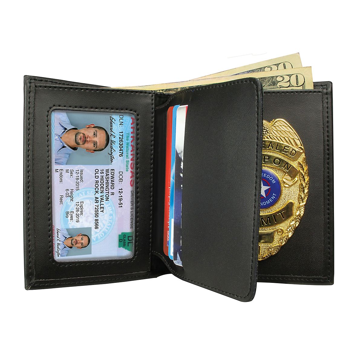 PSP Peace Keeper Concealed Carry Badge and Wallet | Academy