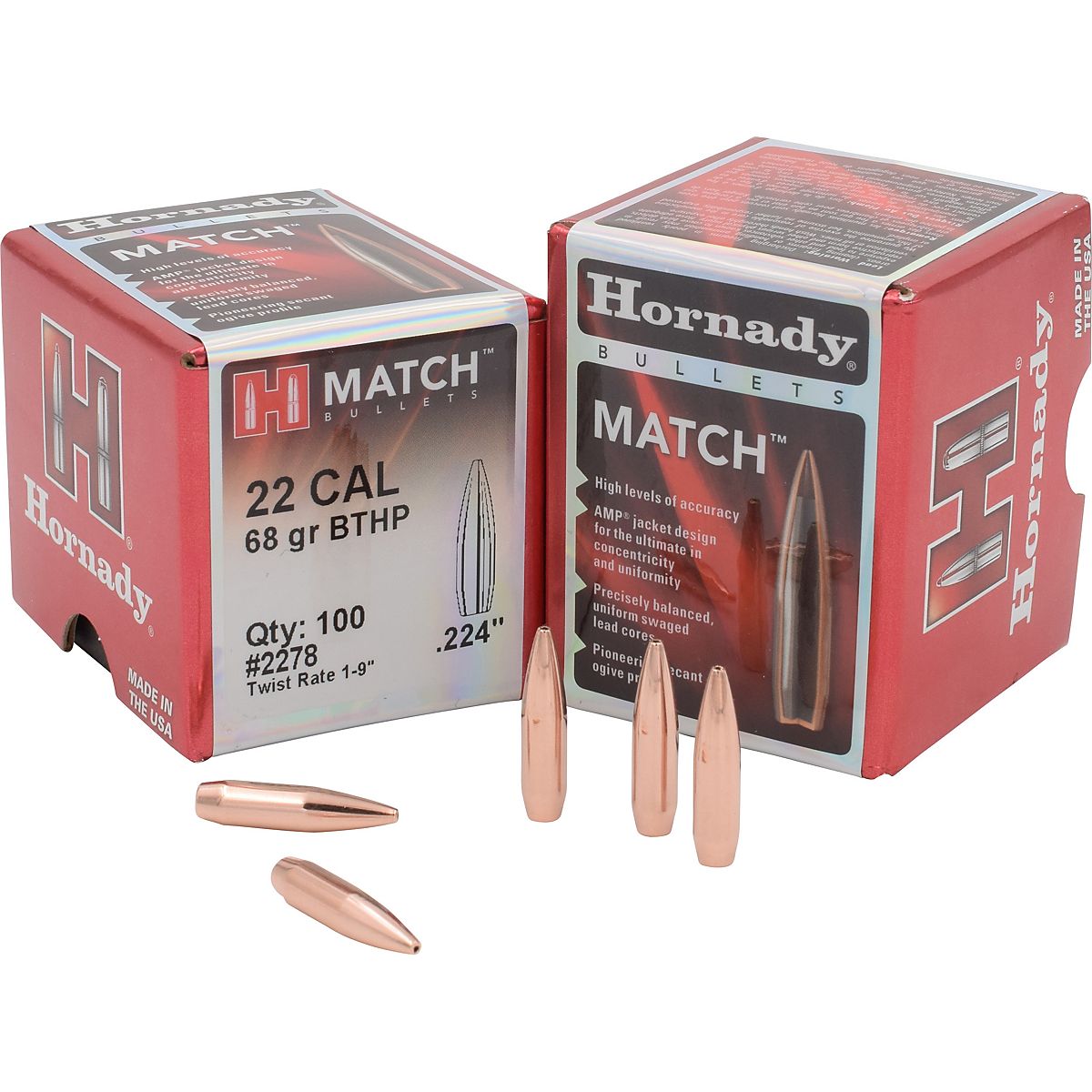Hornady BTHP .22 68-Grain Bullets | Free Shipping at Academy
