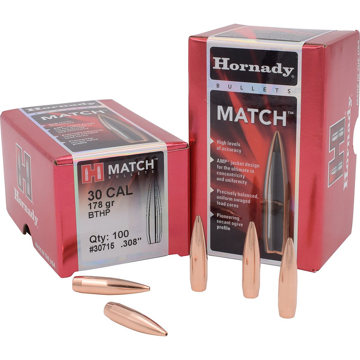 Hornady BTHP Match™ .30 178-Grain Bullets | Academy