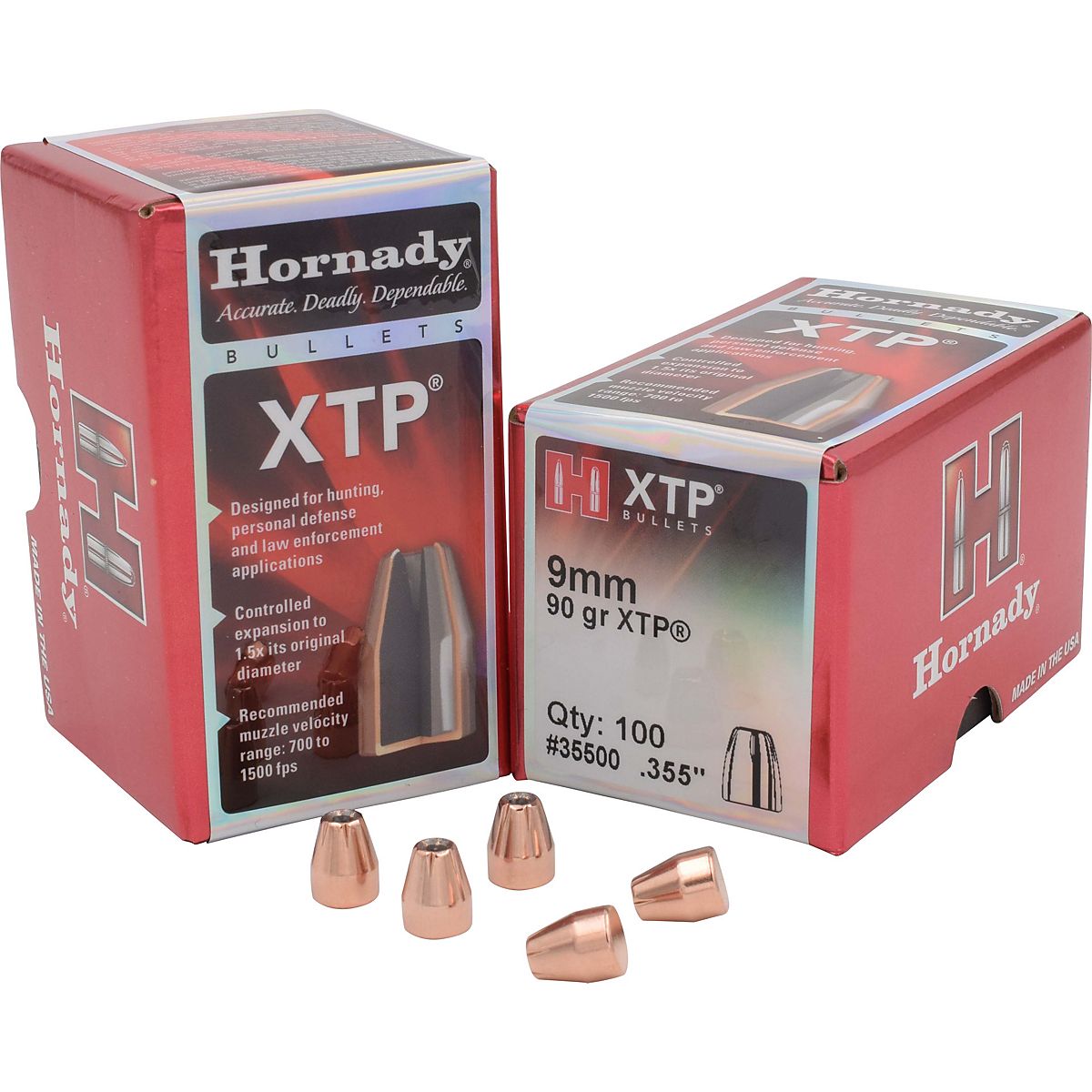 Hornady HP XTP 9mm 90-Grain Bullets | Free Shipping at Academy