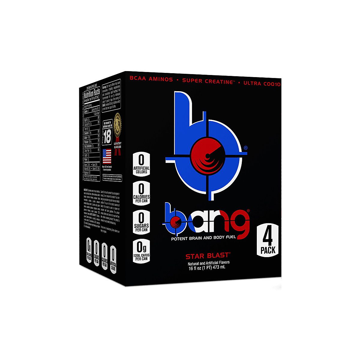 VPX Bang RTD Flavored Sports Energy Drink 4-Pack | Academy
