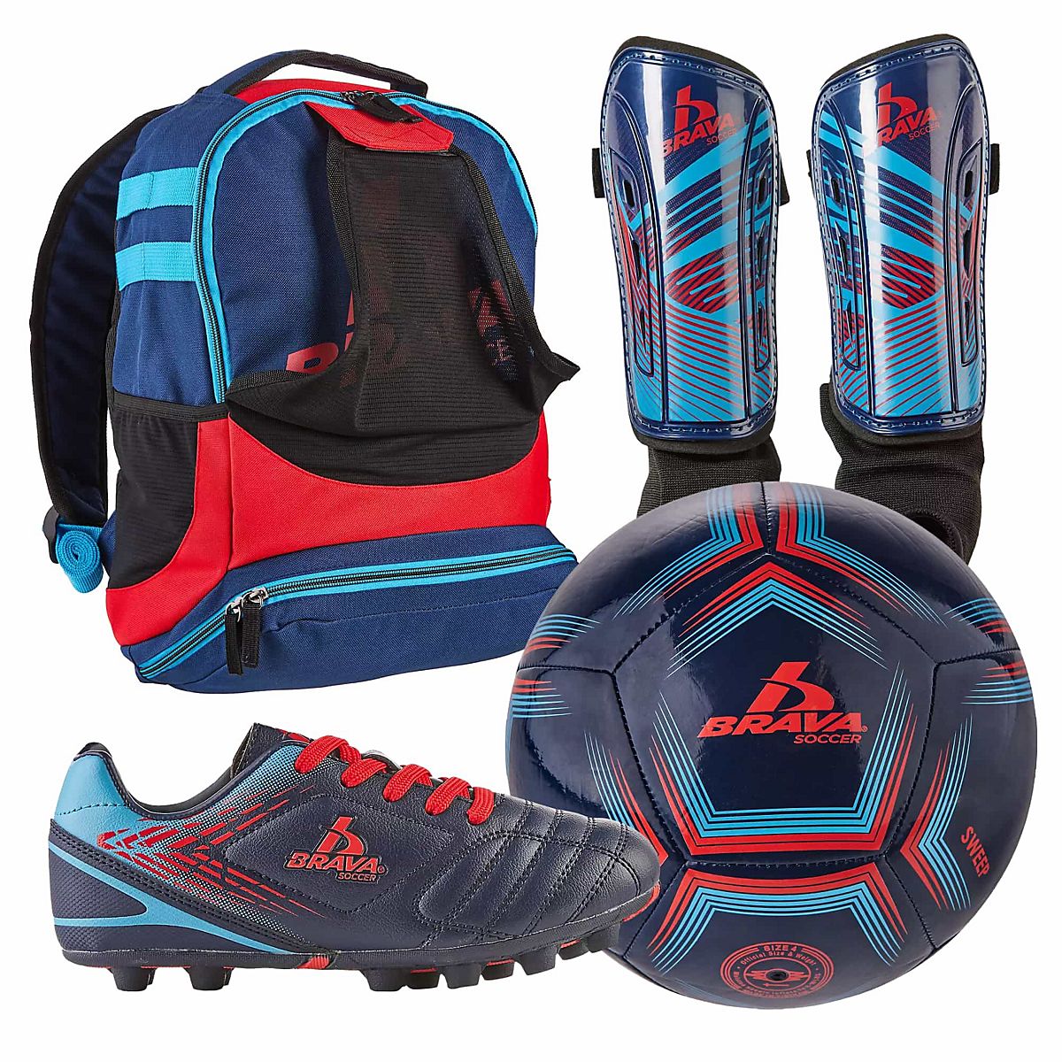 Brava Blue Youth Soccer Package | Free Shipping at Academy