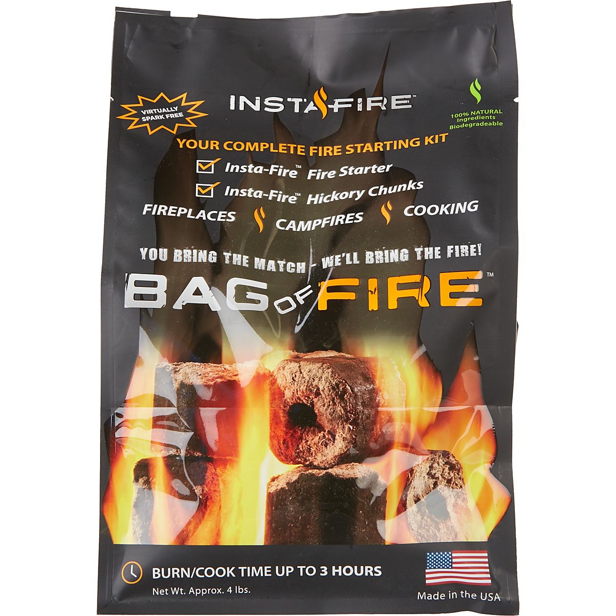 InstaFire Bag of Fire FireLogs | Academy
