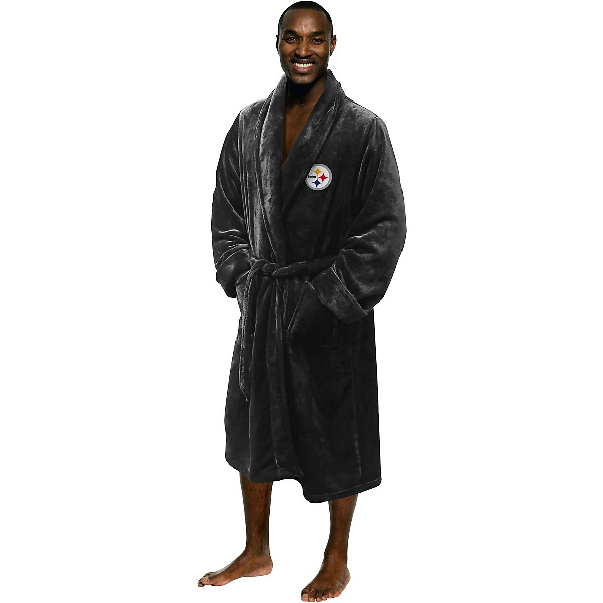 The Northwest Company Men's Pittsburgh Steelers Silk Touch Bath Robe ...