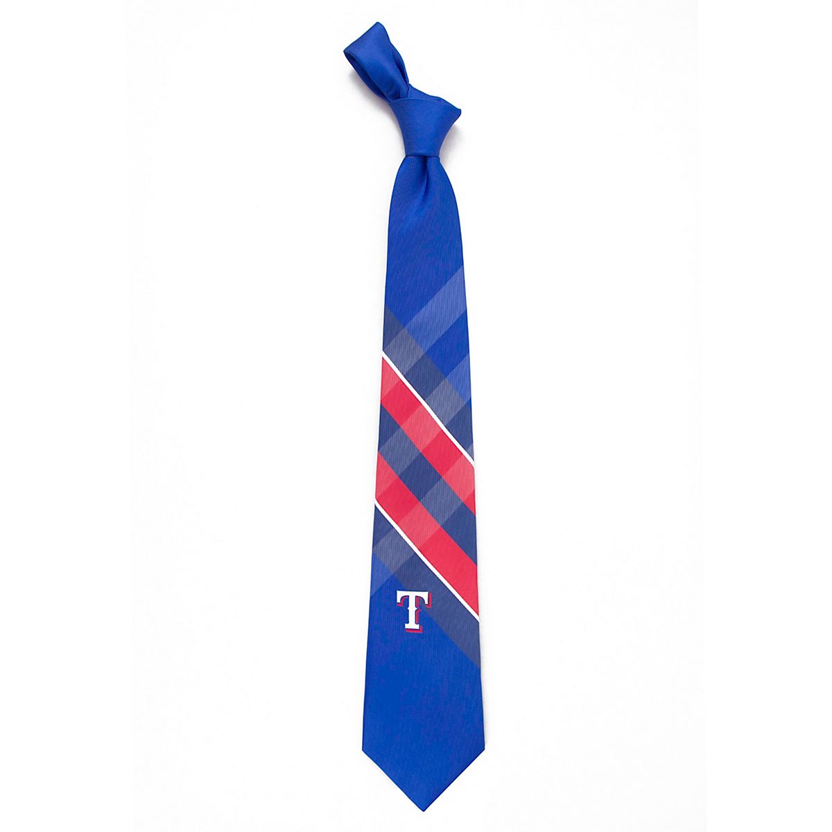Eagles Wings Men's Texas Rangers Grid Woven Necktie | Academy