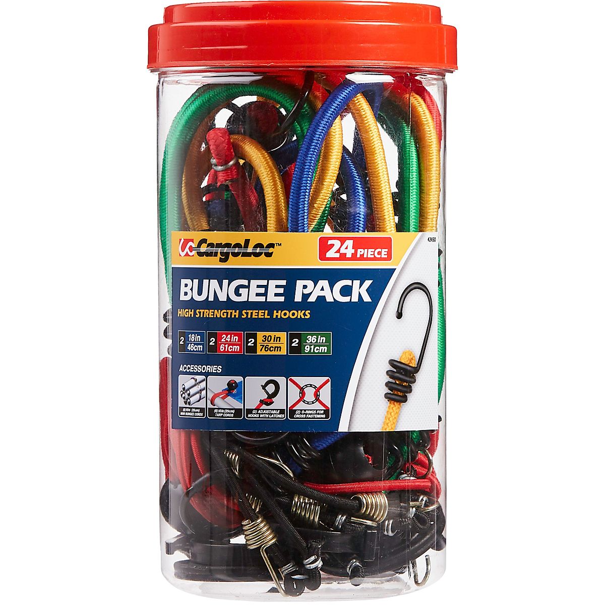 CargoLoc High Strength Steel Hooks Bungee Pack | Academy