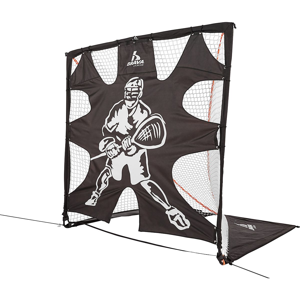 Brava Lacrosse 6 ft x 5.75 ft Pop-Up Lacrosse Goal | Academy