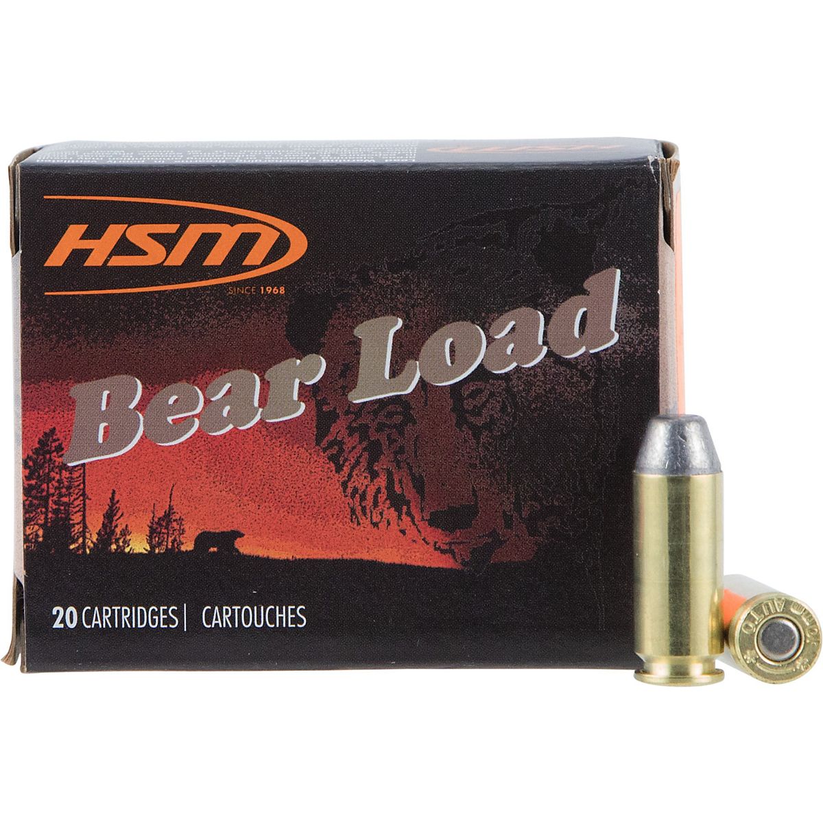 HSM Bear Load 10mm Auto 200-Grain Round Nose Flat Point Ammunition ...