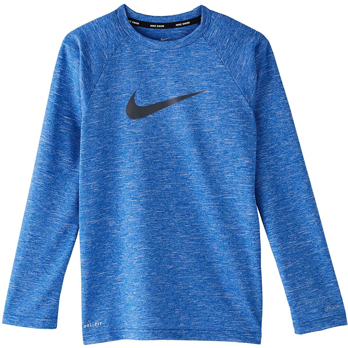 Nike Boys' Heather Long Sleeve Hydroguard Rash Guard | Academy