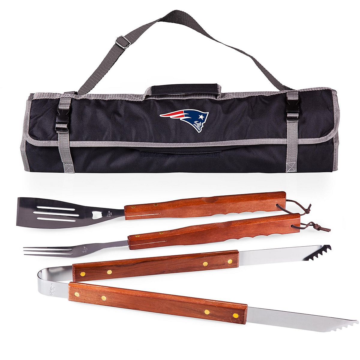 Picnic Time New England Patriots 3-Piece BBQ Tote and Grill Set | Academy