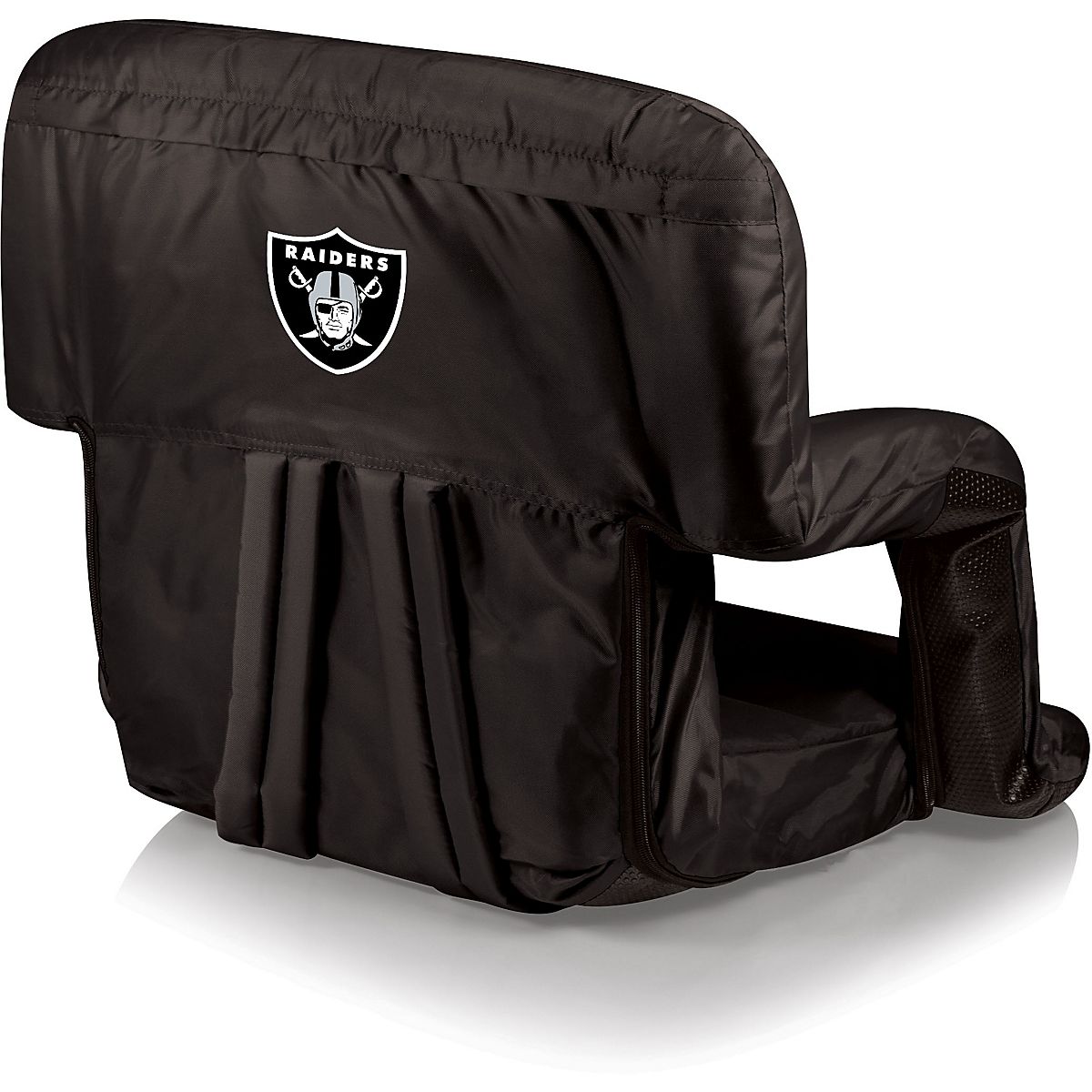 Picnic Time Las Vegas Raiders Ventura Portable Reclining Stadium Seat ...
