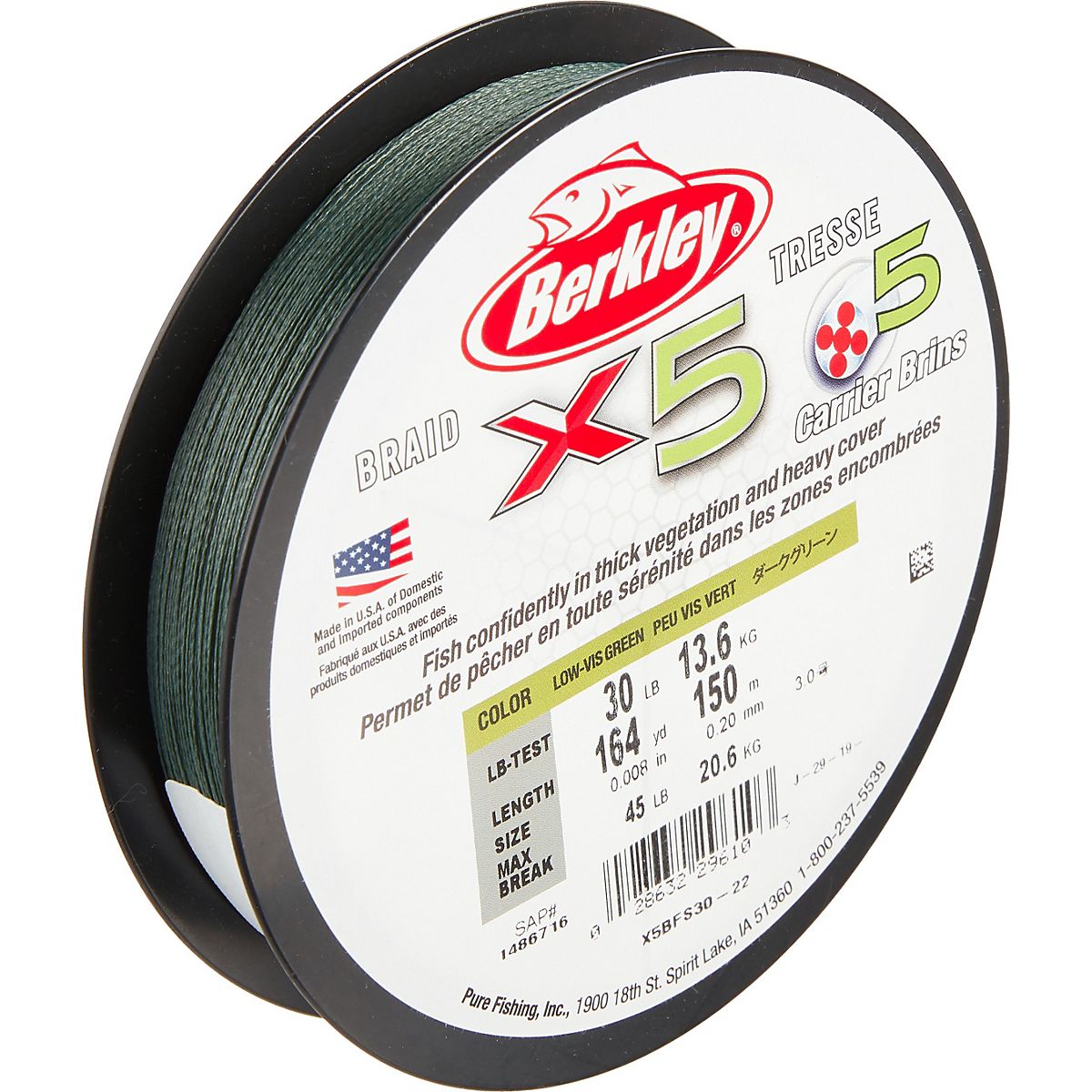 Berkley® x5 Braid Fishing Line | Academy