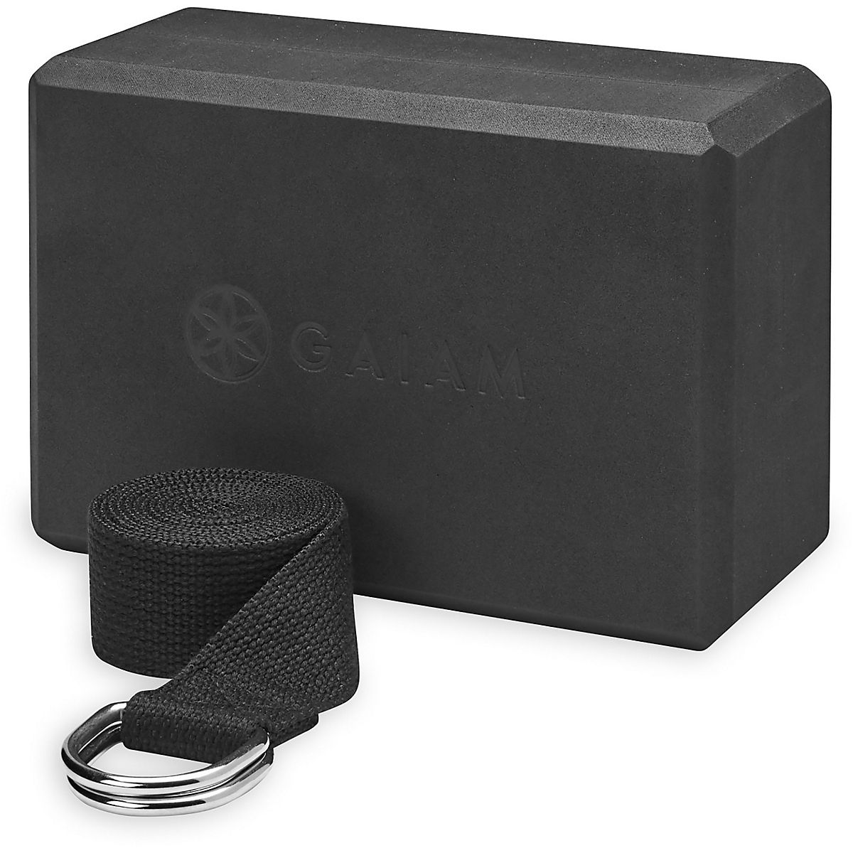 Gaiam Yoga Block and Strap Set | Academy
