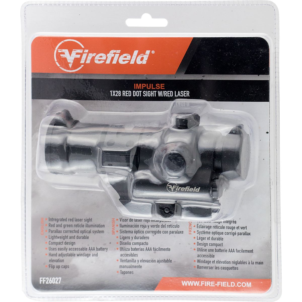 Firefield Impulse Red Dot Sight with Red Laser | Academy
