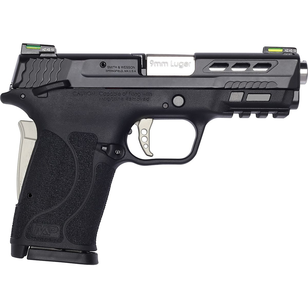 Smith & Wesson Performance Center M&P9 Shield EZ Silver 9mm Handgun ...