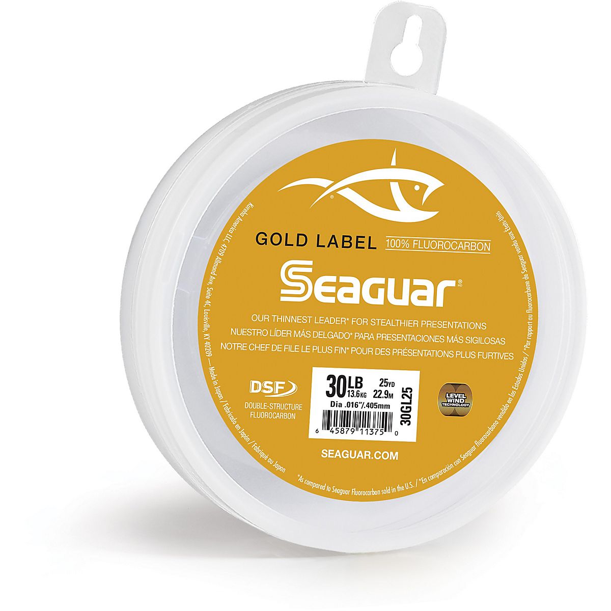 Seaguar Gold Label 20 lb. - 25 yd Fluorocarbon Leader Line | Academy