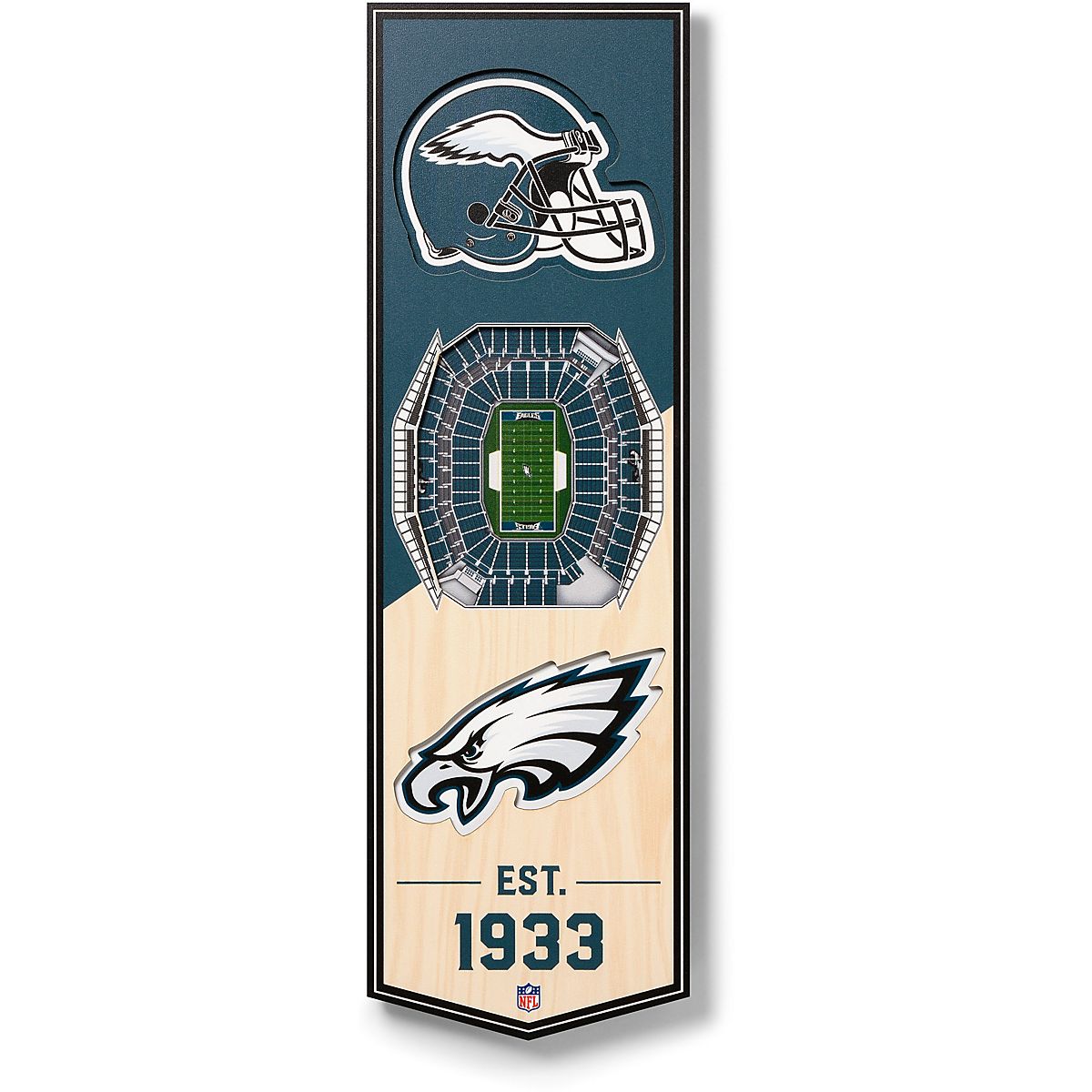 YouTheFan Philadelphia Eagles 6" x 19" 3-D Stadium Banner | Academy