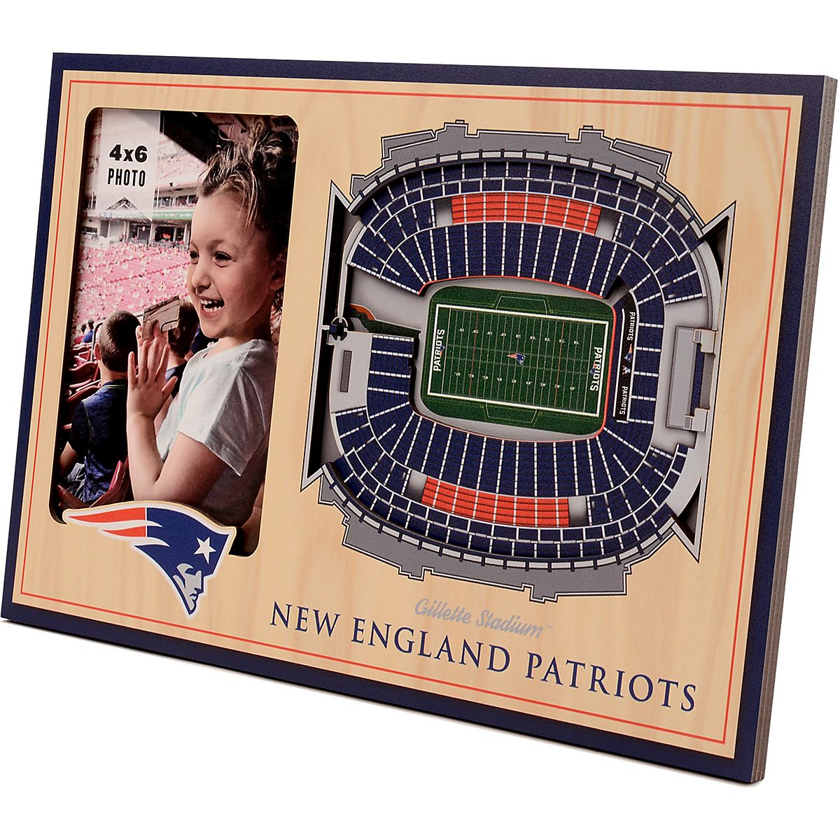 YouTheFan New England Patriots 3-D StadiumViews Picture Frame | Academy