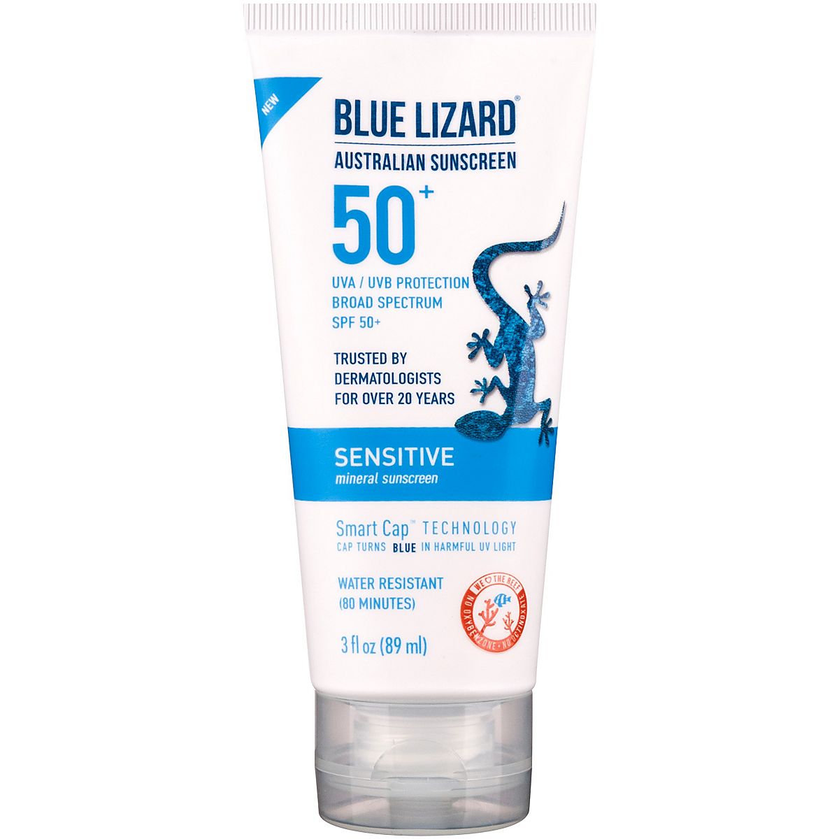 Blue Lizard SPF 50+ Sensitive Mineral Sunscreen | Academy
