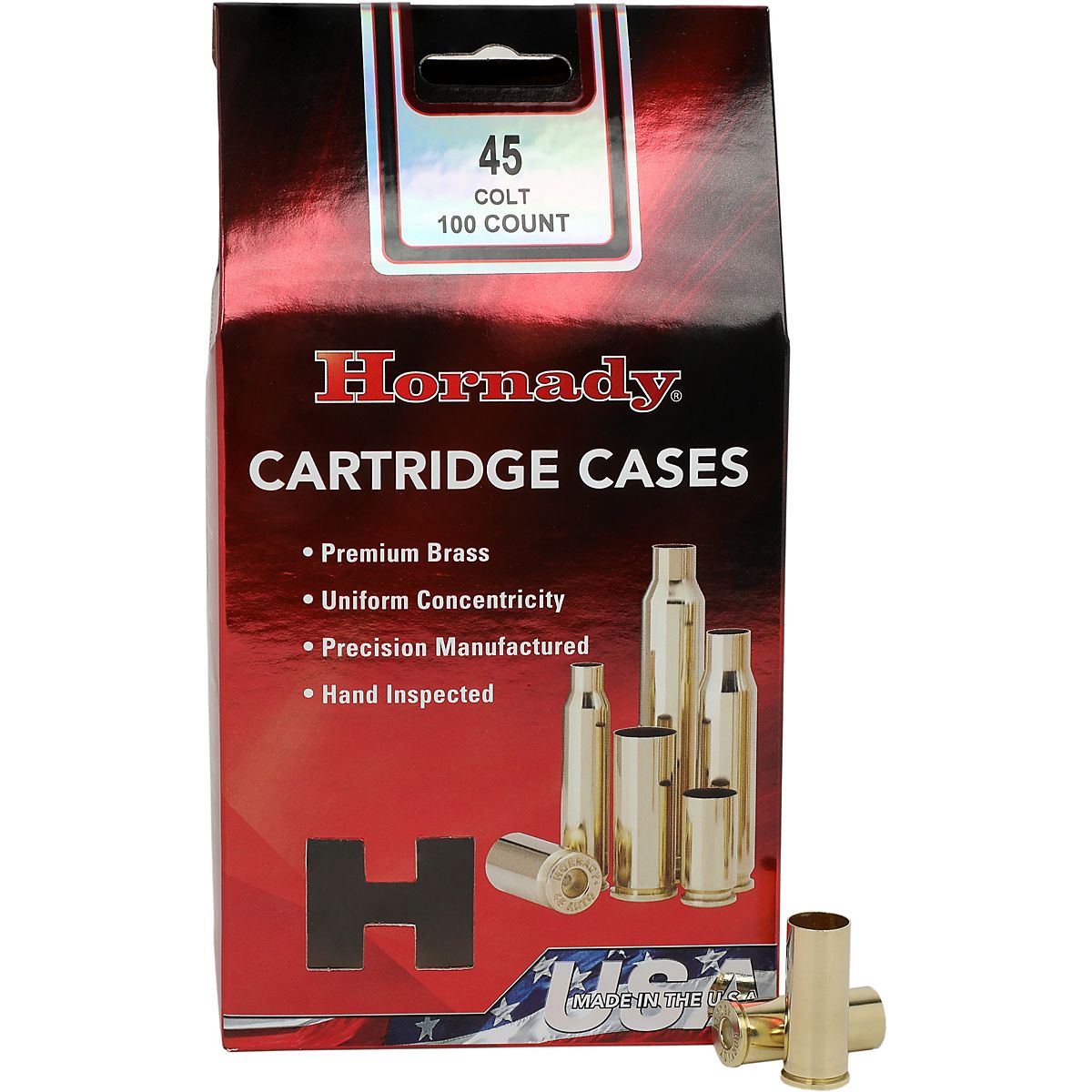Hornady 45 Colt Reloading Revolver Cartridge Cases 100-Pack | Academy