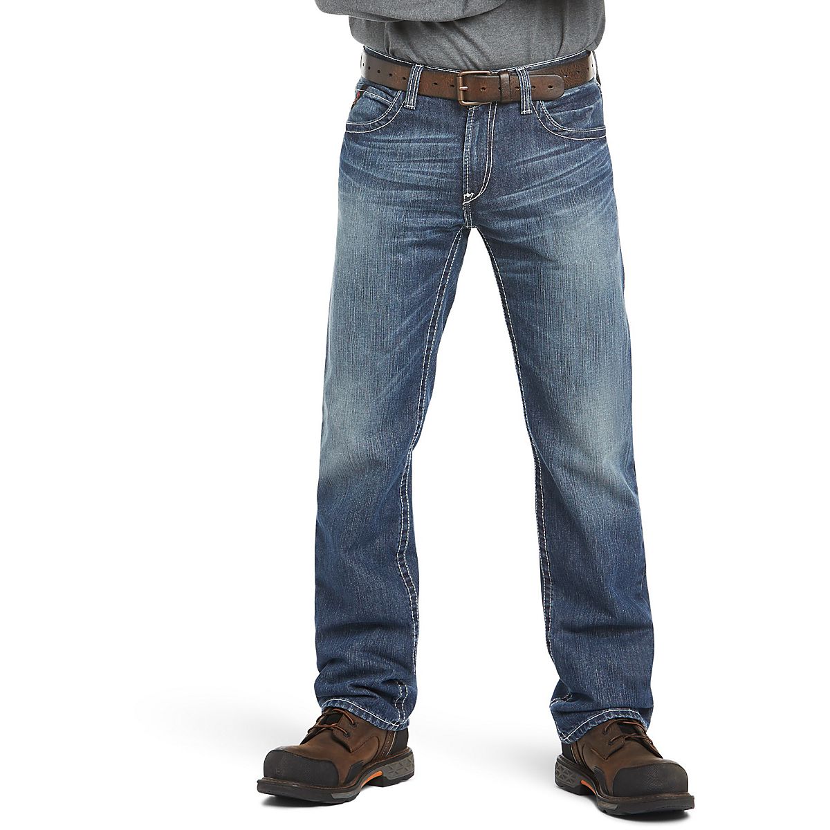 Ariat Men's M4 Ridgeline Glacier Flame-Resistant Boot Cut Work Jean ...