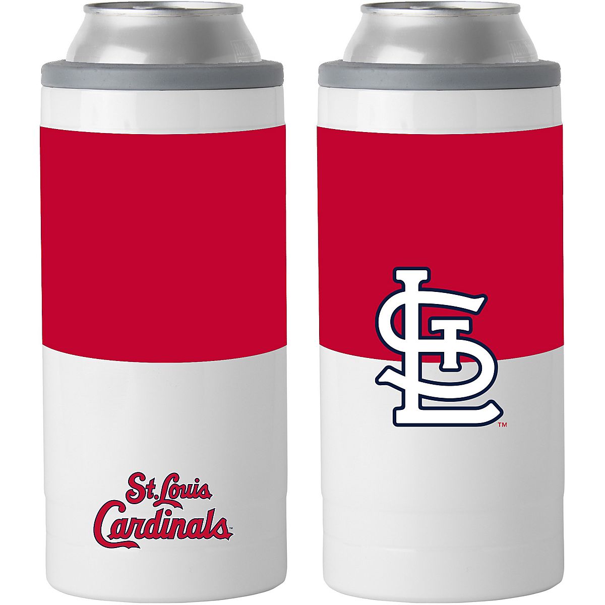 Logo St. Louis Cardinals Colorblock 12 oz Slim Can Coolie | Academy