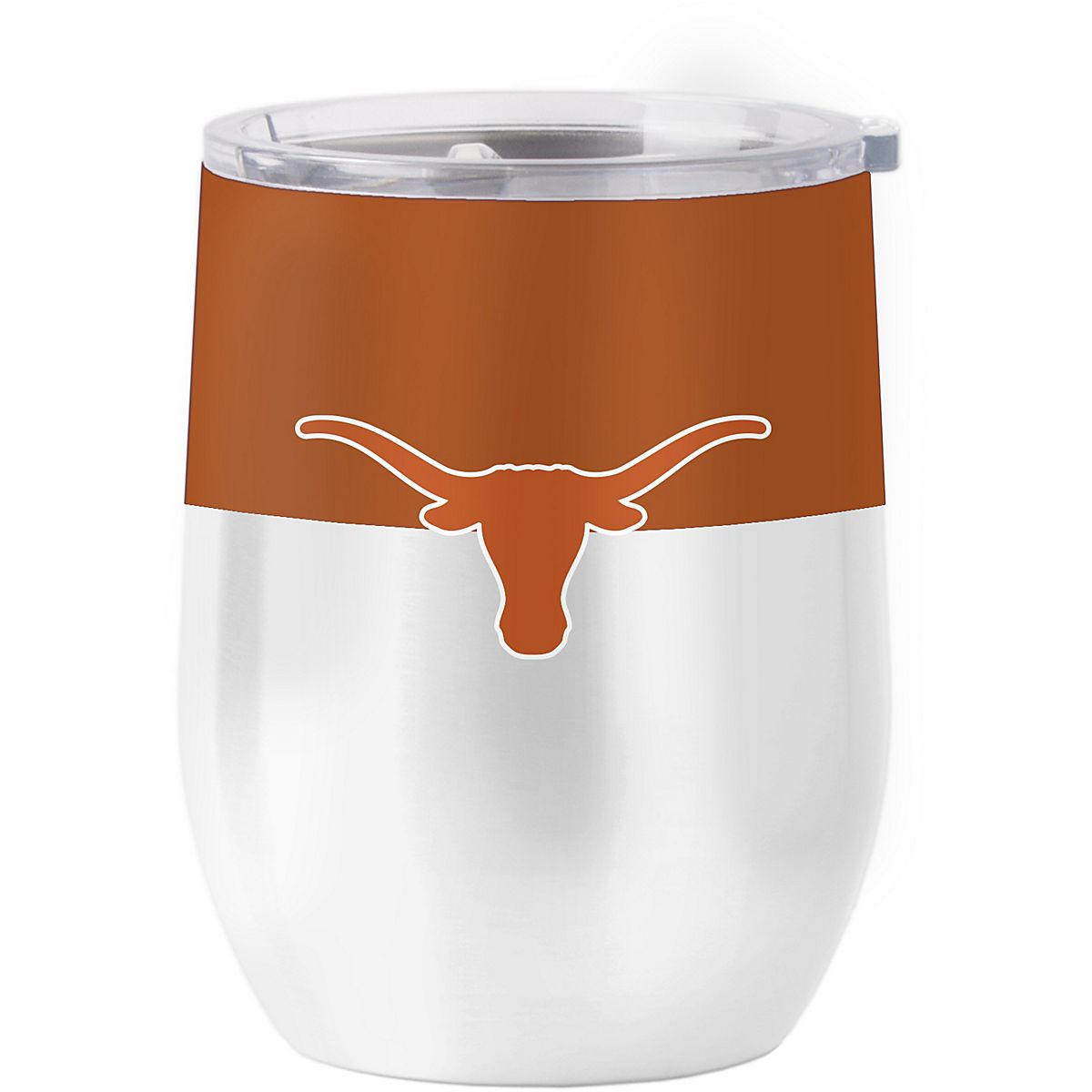 Logo University of Texas Colorblock 16 oz Stainless Curved Tumbler ...