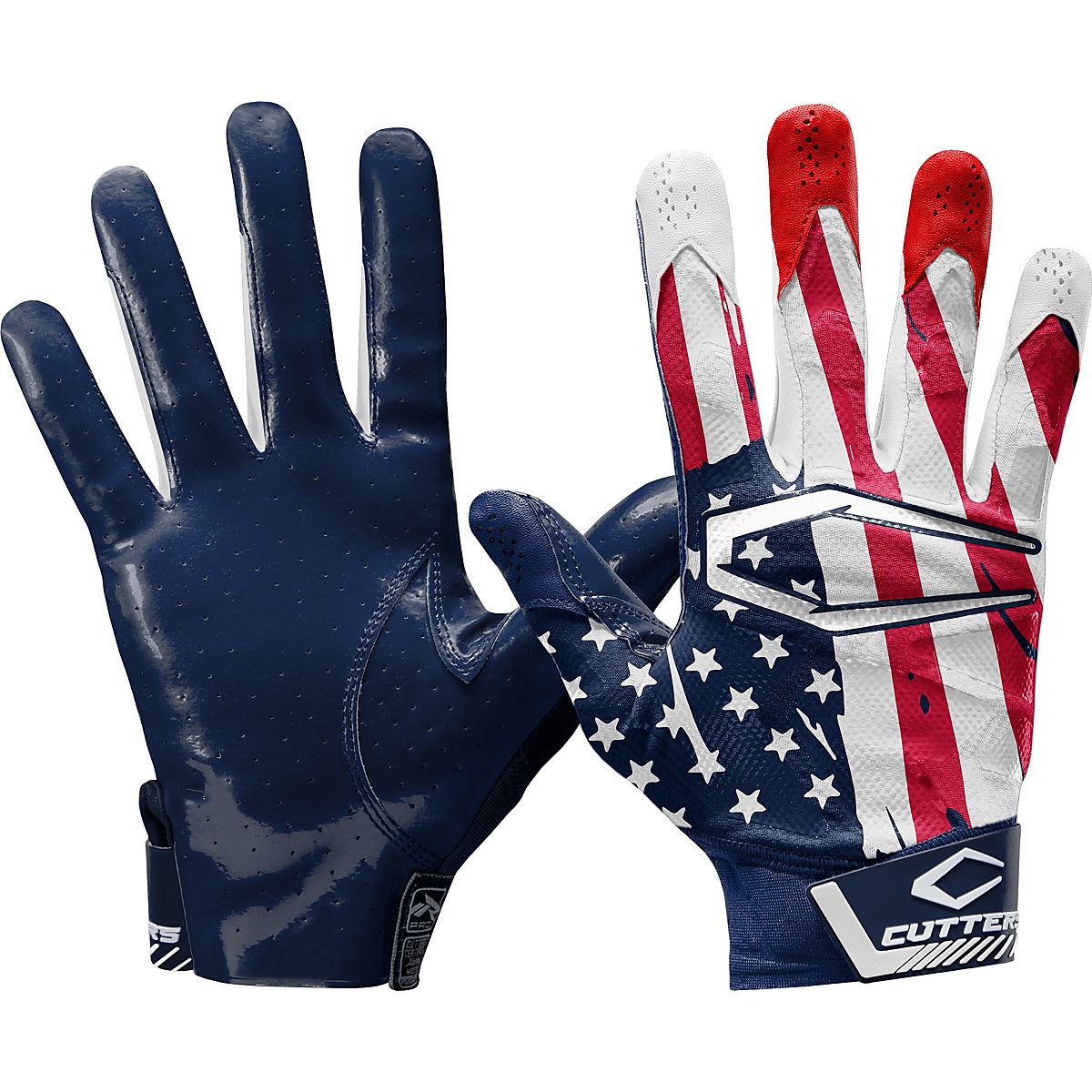 Cutters Adults’ Rev Pro 4.0 Limited Edition USA Flag Football Receiver ...